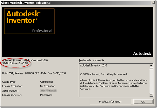 Manager the Machine - Autodesk Inventor: Ativando o 3GB Switch no ...